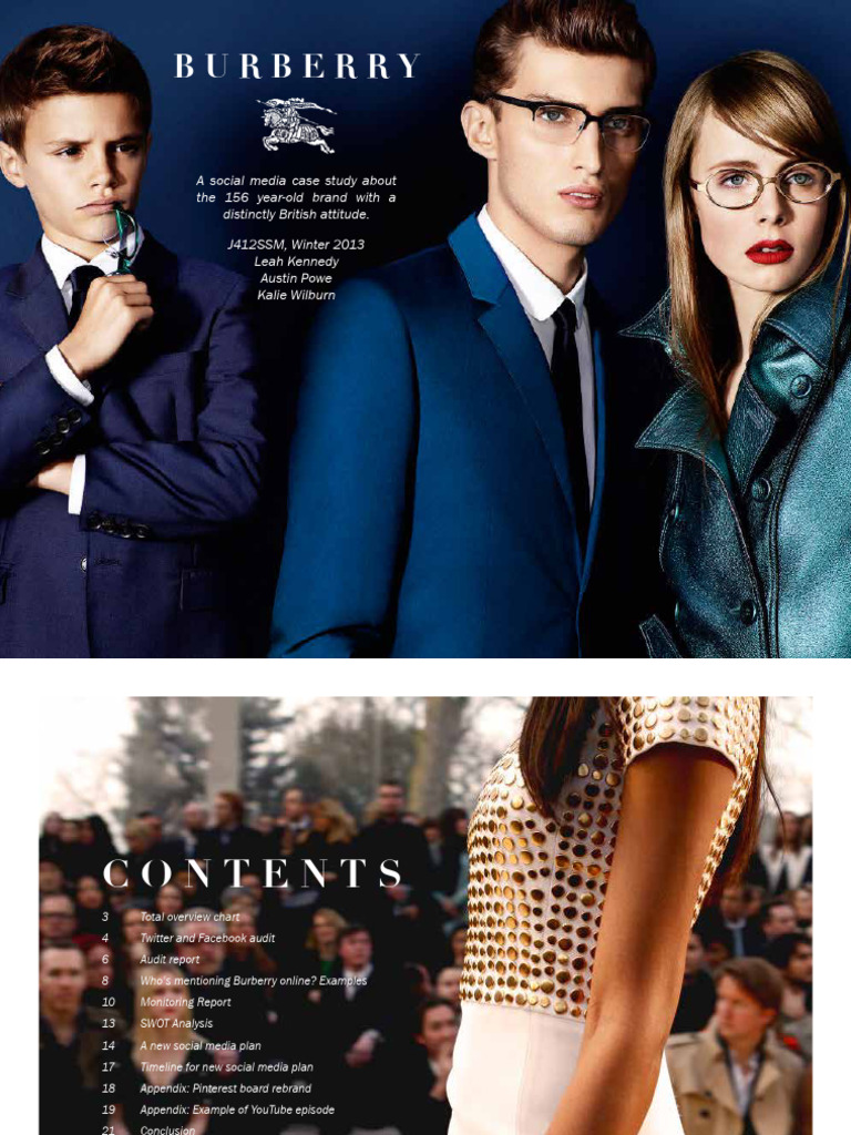 Burberry Case Study | Download Free PDF | Social Media | Popular Culture & Media Studies