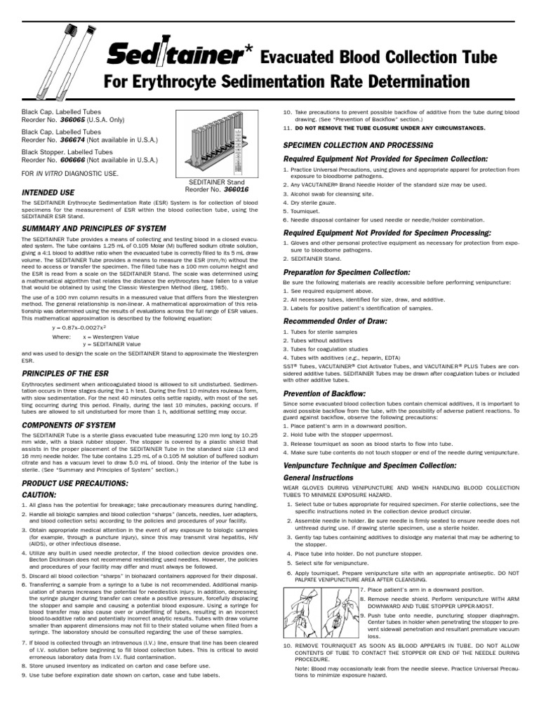 Seditainer VDP40001 | PDF | Intravenous Therapy | Tissue (Biology)