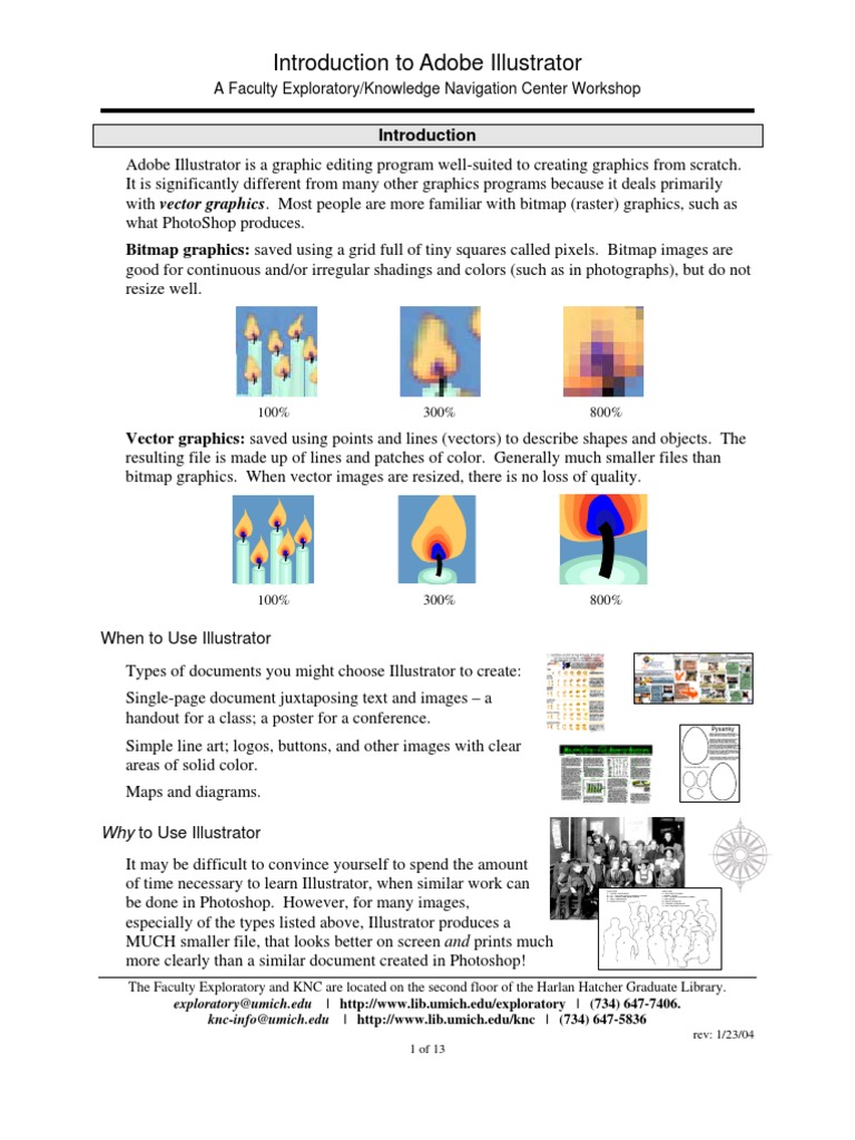 Basics About Illustrator | PDF | Adobe Illustrator | Adobe Photoshop