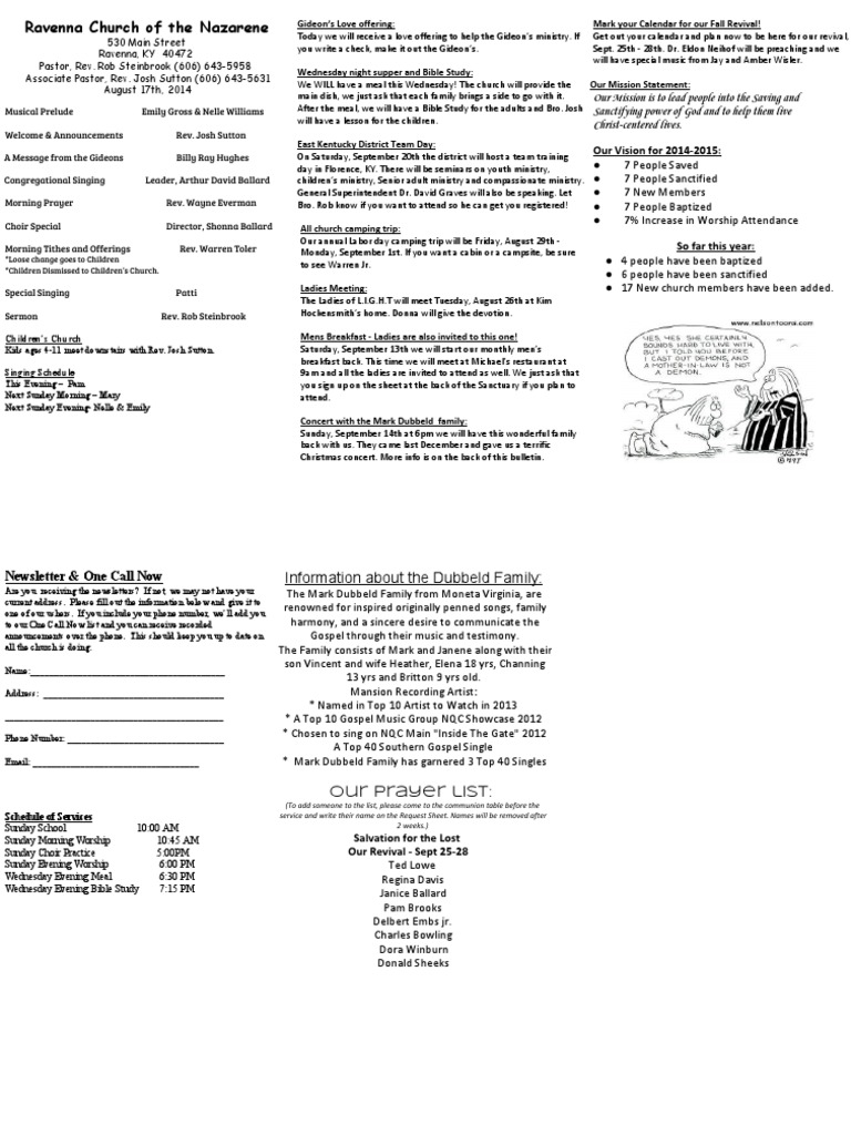 Rav Naz Bulletin | PDF | Abrahamic Religions | Christian Denominational ...