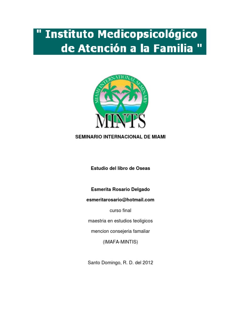 Libro De Oseas Pdf Profeta Libros De Reyes