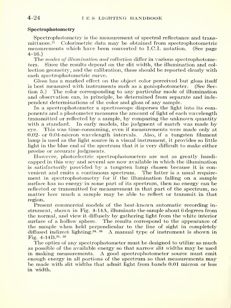 Handbook: Lighting | PDF | Spectrophotometry | Waves