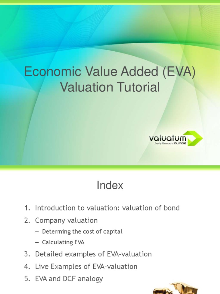 Eva Tutorial | PDF | Cost Of Capital | Valuation (Finance)