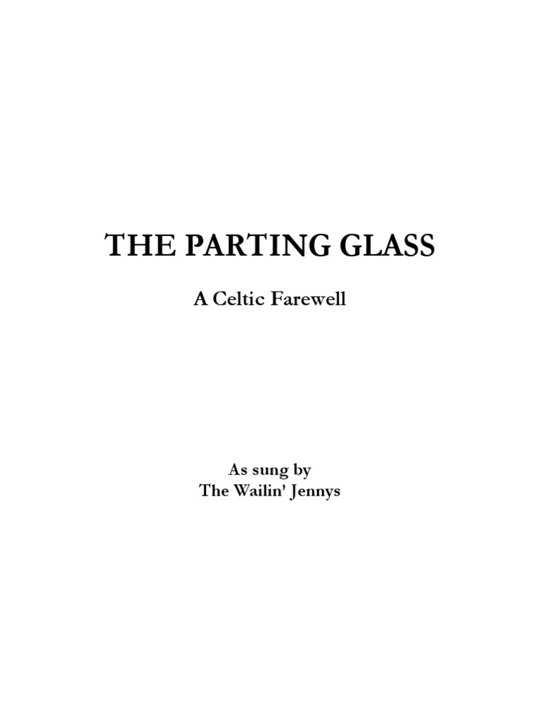 The Parting Glass | Entertainment (General)
