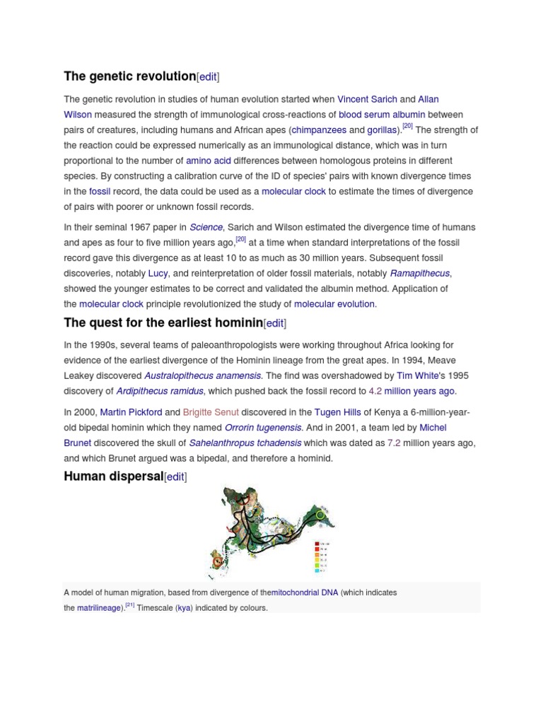 The Genetic Revolution: Vincent Sarich Allan Wilson Blood Serum Albumin ...