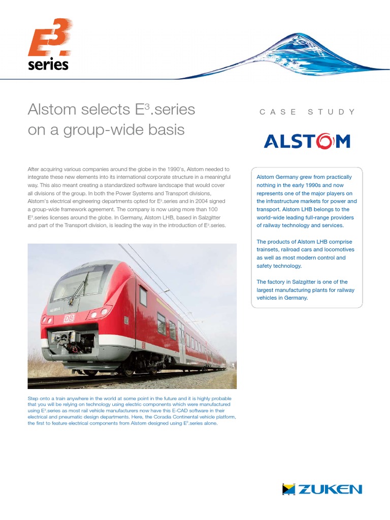 Alstom Selects E .Series On A Group-Wide Basis: Case Study | PDF ...