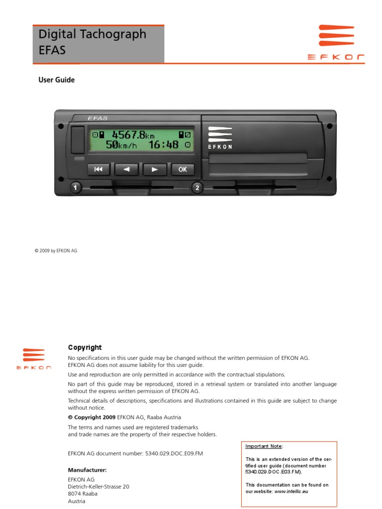 EFKON Tahograf | PDF | Daylight Saving Time | Cursor (User Interface)