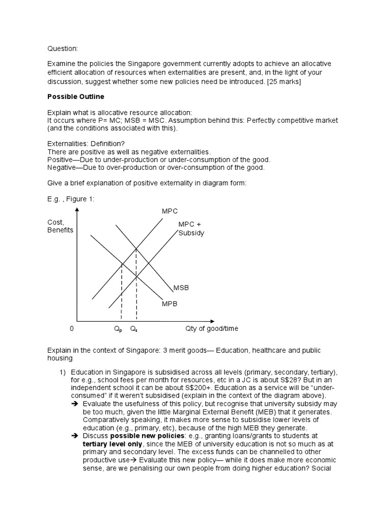 Market Failure | PDF | Subsidy | Externality