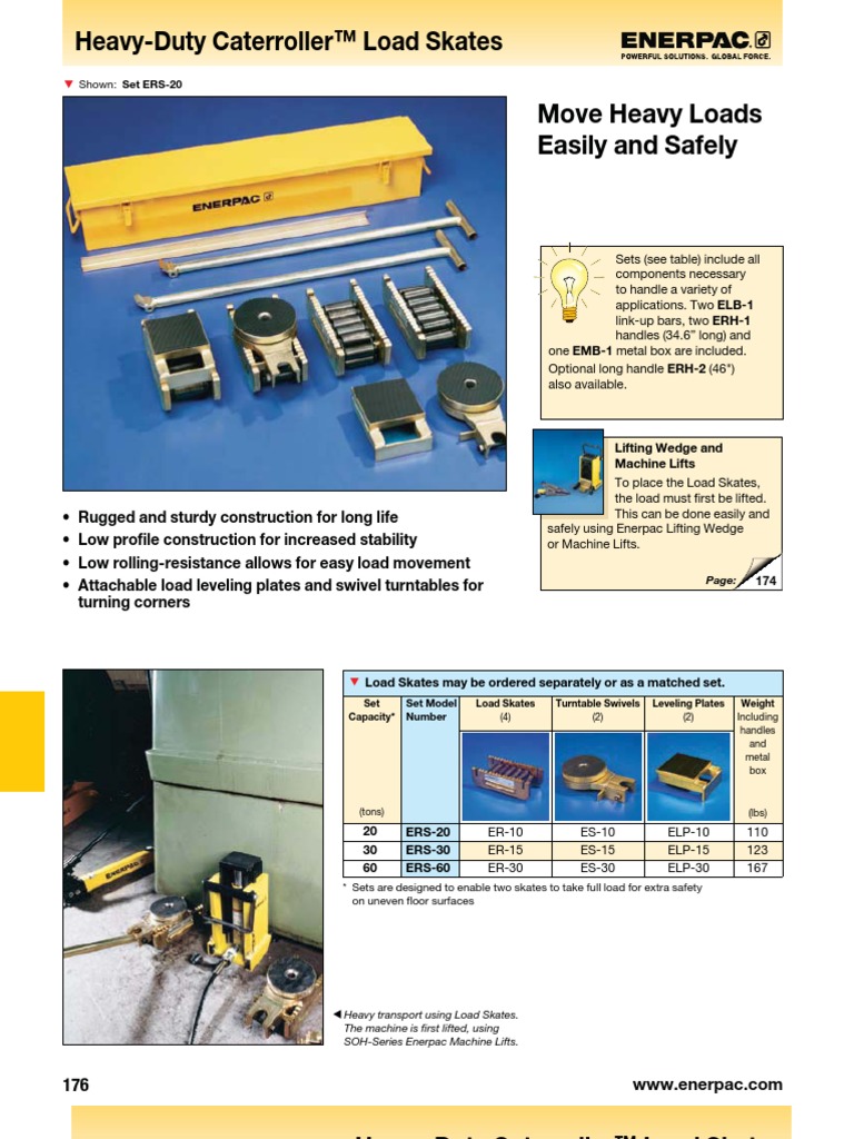 Enerpac ERS, ER, ES, ELP Series Catalog | PDF | Manufactured Goods | Nature