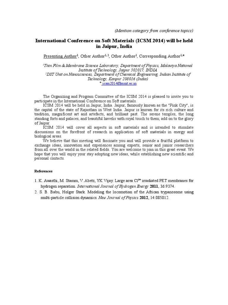 Abstract Template - ICSM 2014 | PDF | Art | Computers