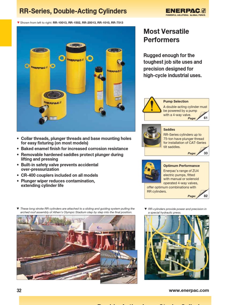 Enerpac RR Series Catalog | PDF | Pump | Valve