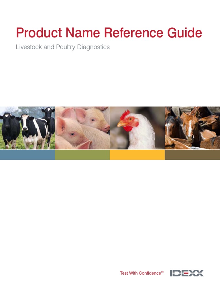 IDEXX Product Reference Guide | PDF | Analysis | Tests