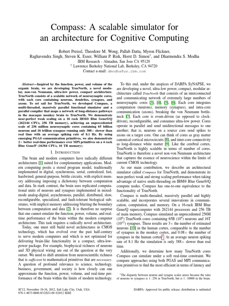 SC2012 Compass CR | Download Free PDF | Multi Core Processor | Message Passing Interface