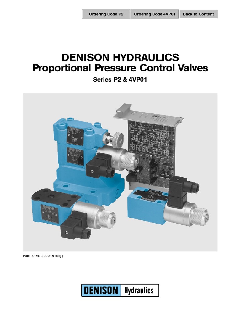 Denison Valve Catalog | Denison Hydraulic Valve Diagram – PYTSHG