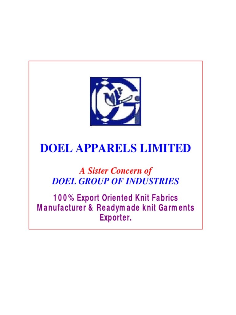 Doel Apparels Limited Overview | PDF | Clothing | Textiles