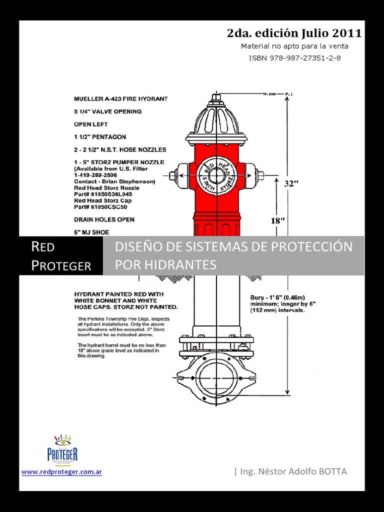36 Diseno Sistema Hidrantes Fijos 2a Edicion Julio2011 | Tubería ...