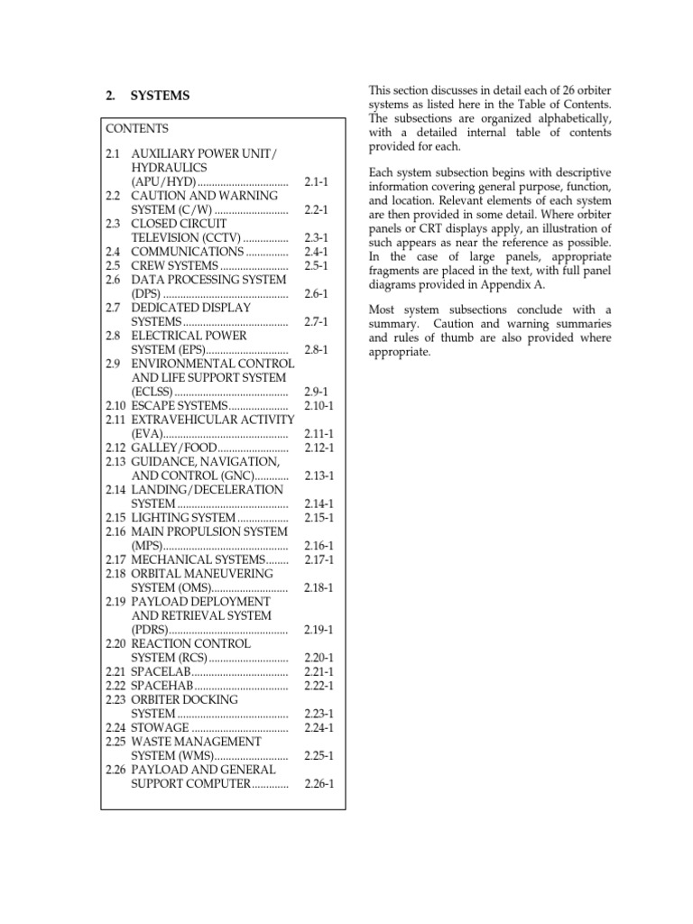 NASA - Shuttle Operators Manual | PDF | Space Shuttle Orbiter | Valve