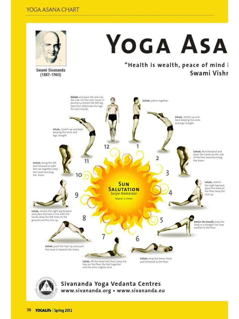 12 Basic Asanas | PDF | Asana | Nondualism