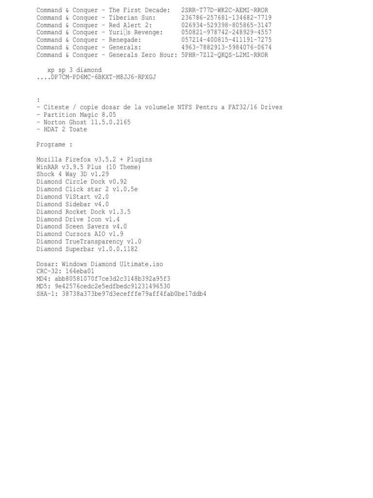 Serial Key All Games | PDF