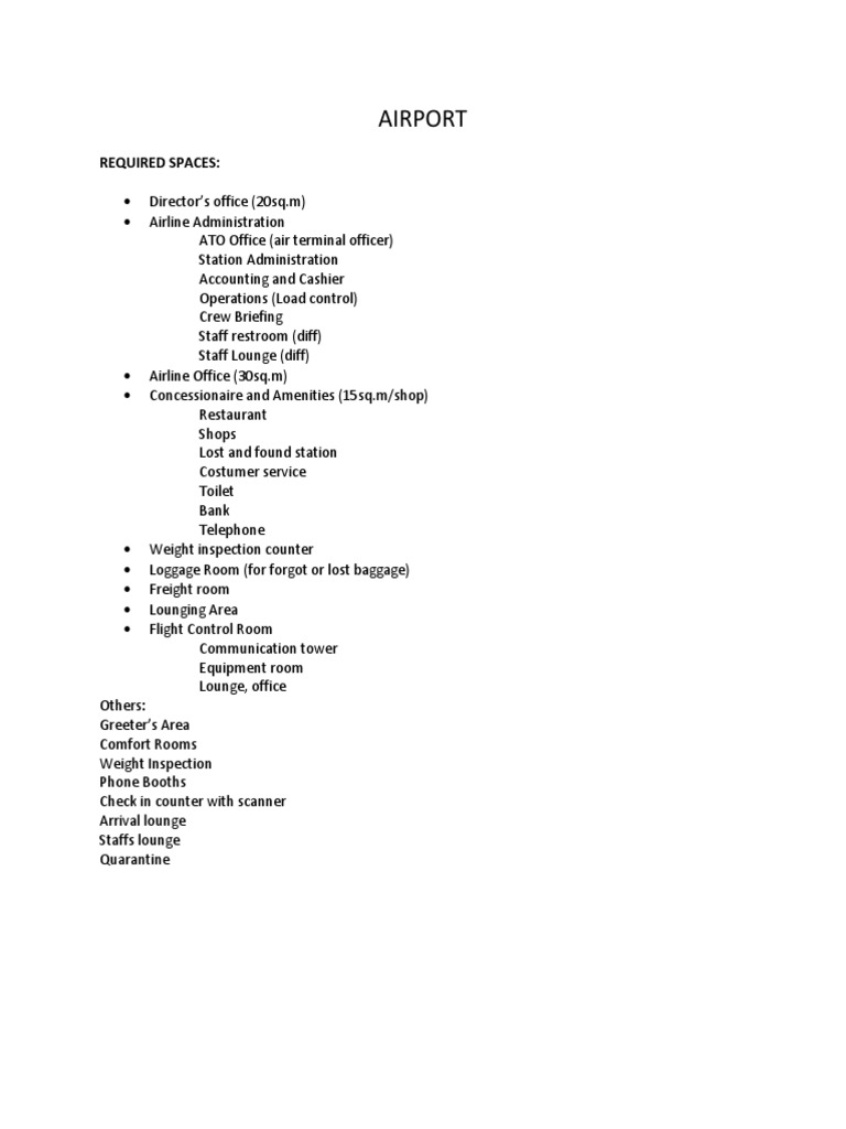 Airport | PDF | Air Traffic Control | Airport