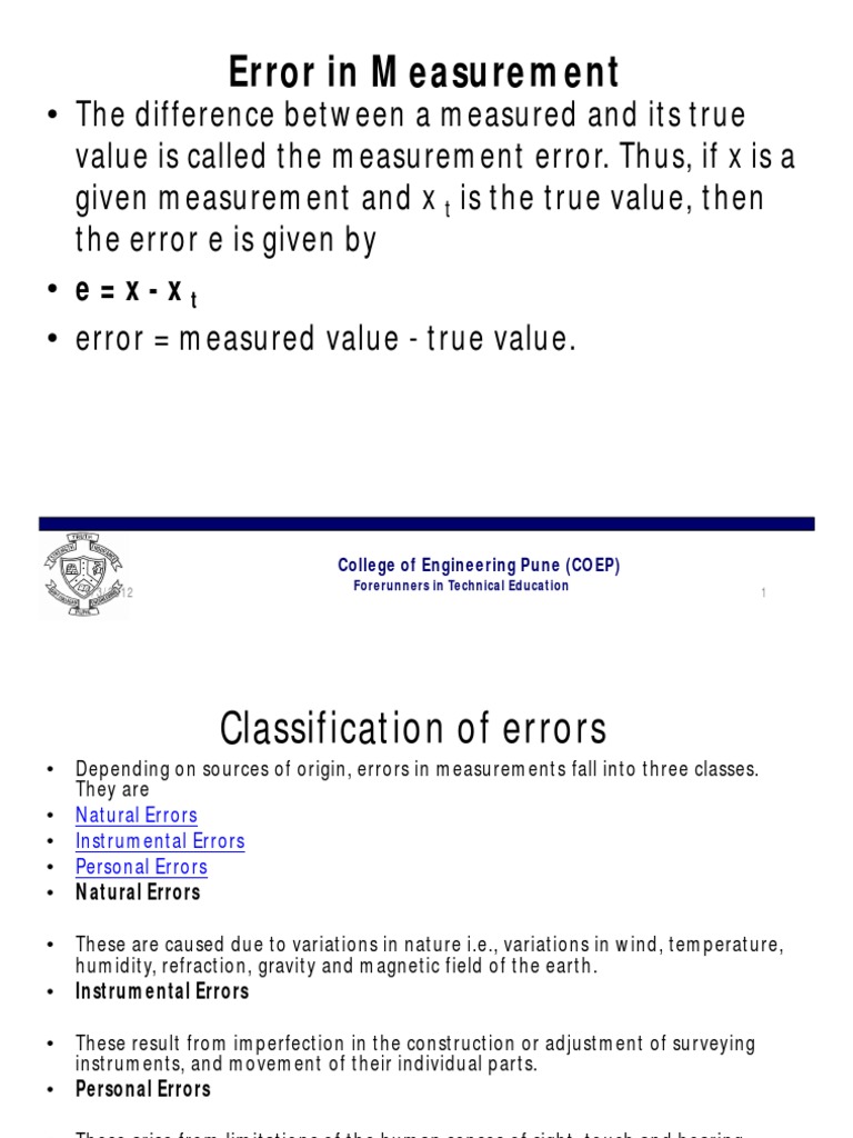 Triangulation Adjustment Pdf Error Observational Error