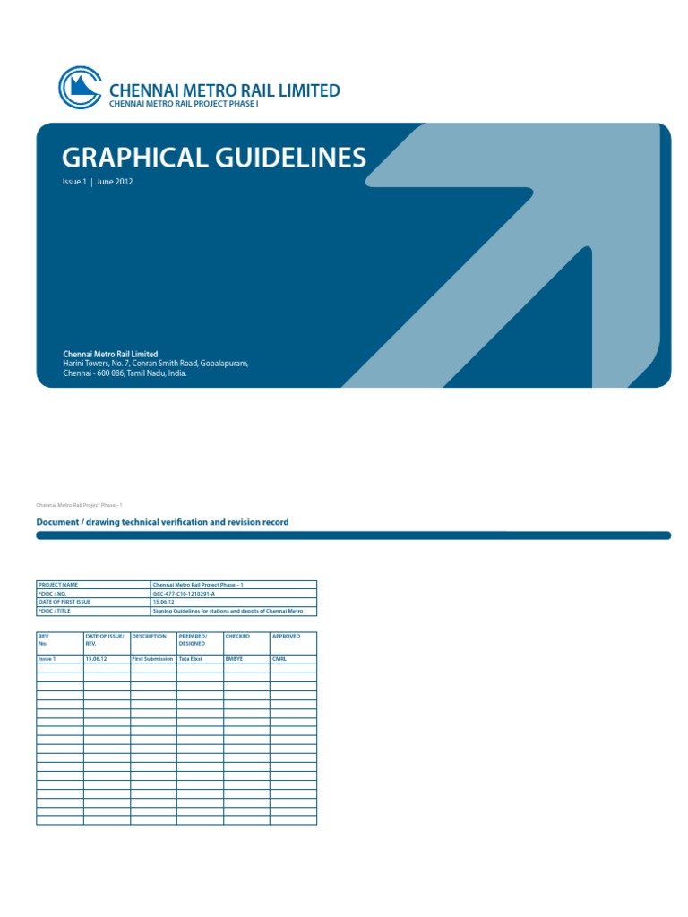 Guideline Document | PDF | Rapid Transit | Train Station