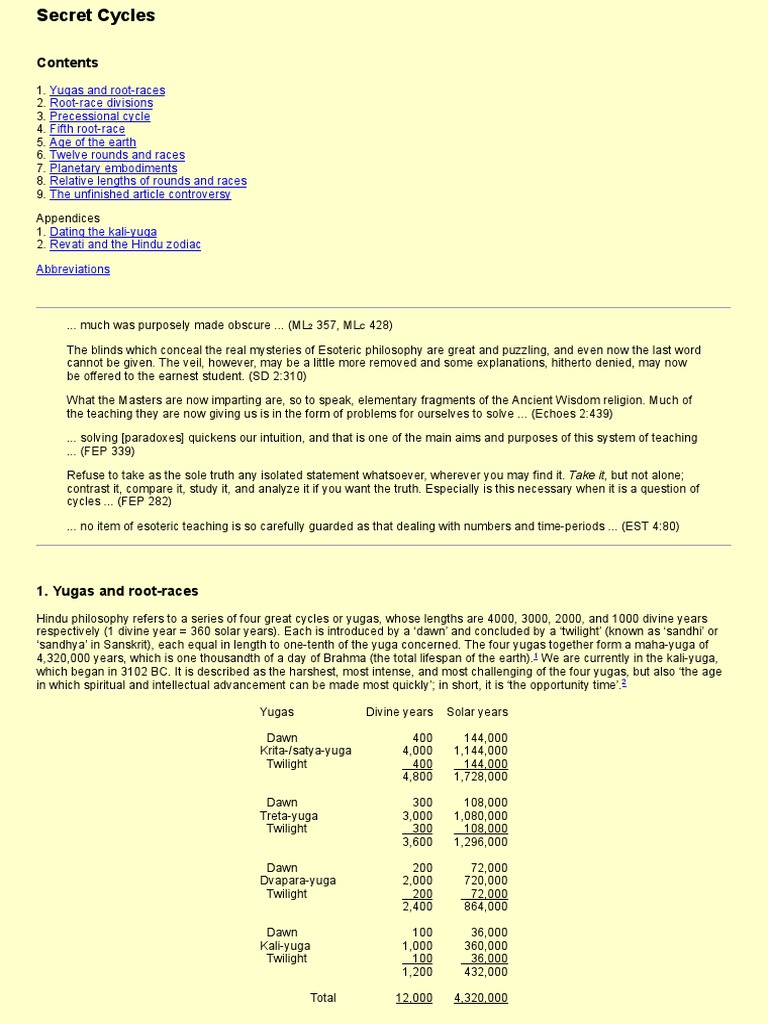 Secret Cycles of Earth | PDF | Religion And Belief | Nature