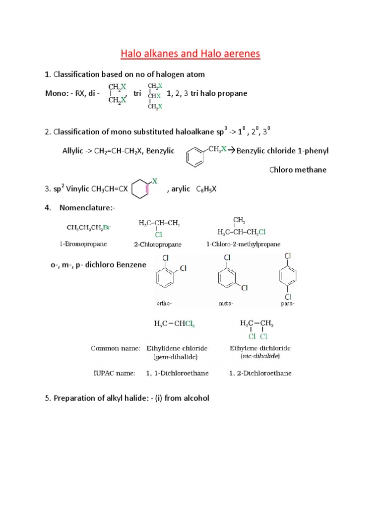 Halo Alkanes and Arenes | PDF | Chirality (Chemistry ...