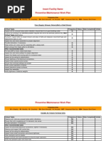 52-Week Preventive Maintenance Schedule | PDF | Hvac | Water Heating