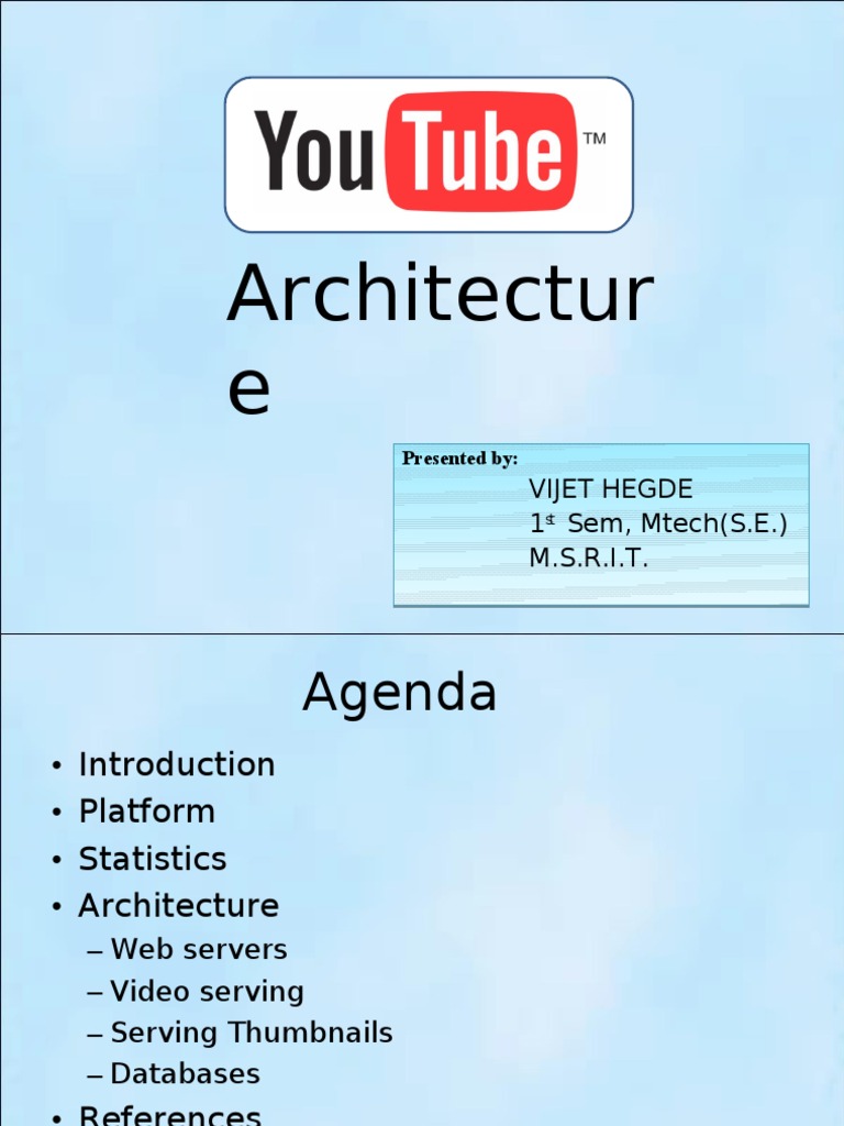 Youtube Architecture | PDF | Replication (Computing) | Apache Http Server