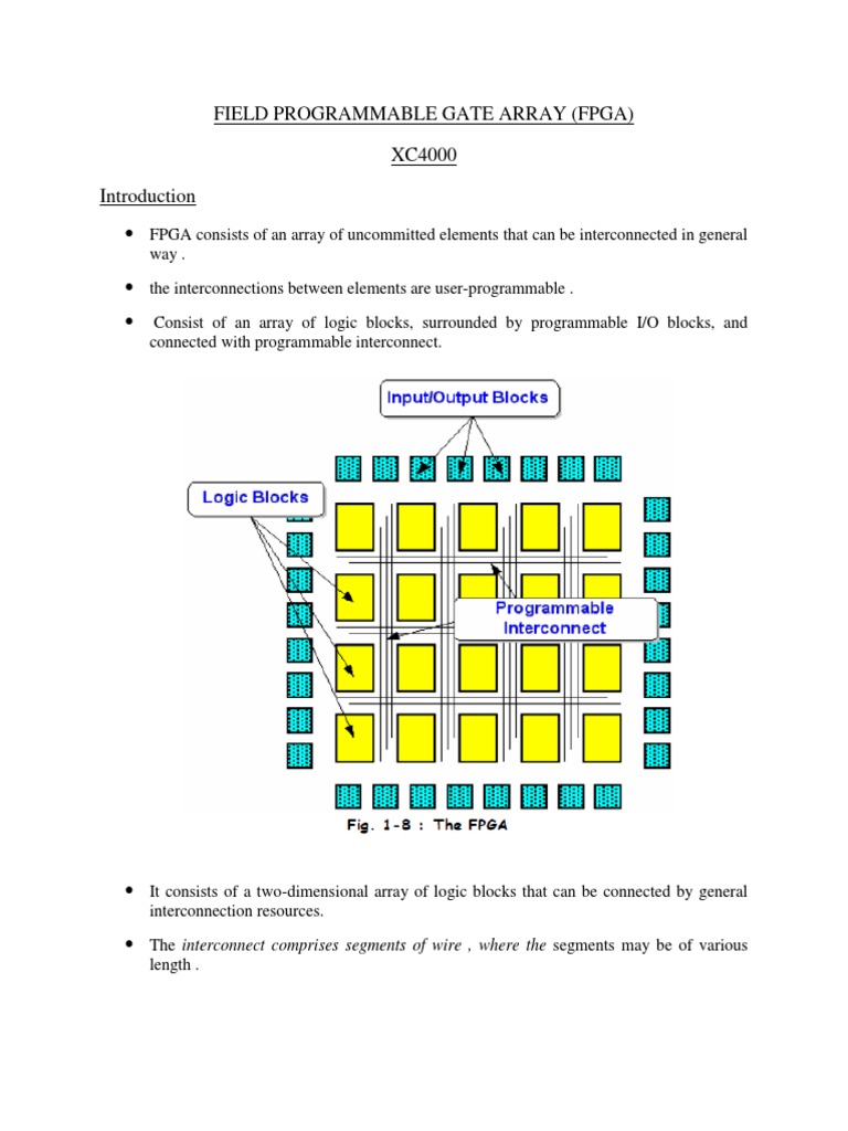 Xc4000 Fpga Mod 4 | PDF | Field Programmable Gate Array | Computer ...