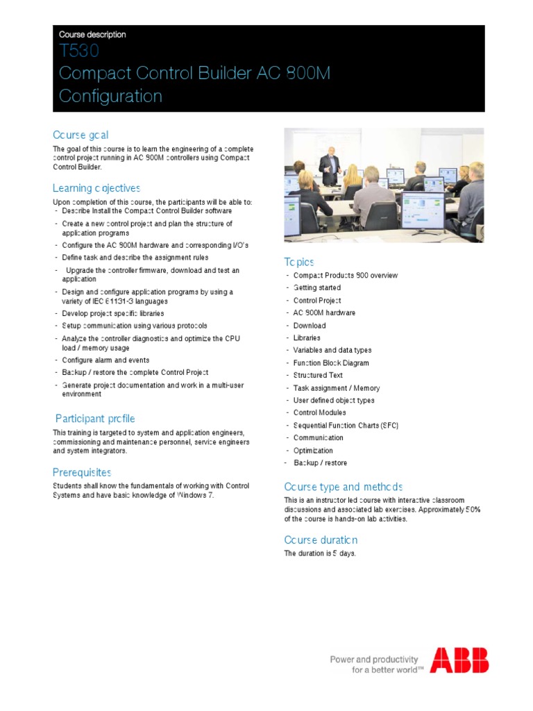 2PAA103676 H en Compact Control Builder Course T530 - Configuration ...