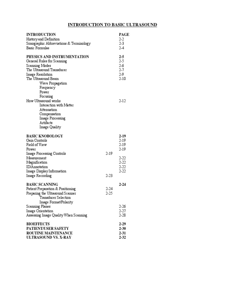 Introduction To Basic Ultrasound | PDF | Medical Ultrasound | Attenuation