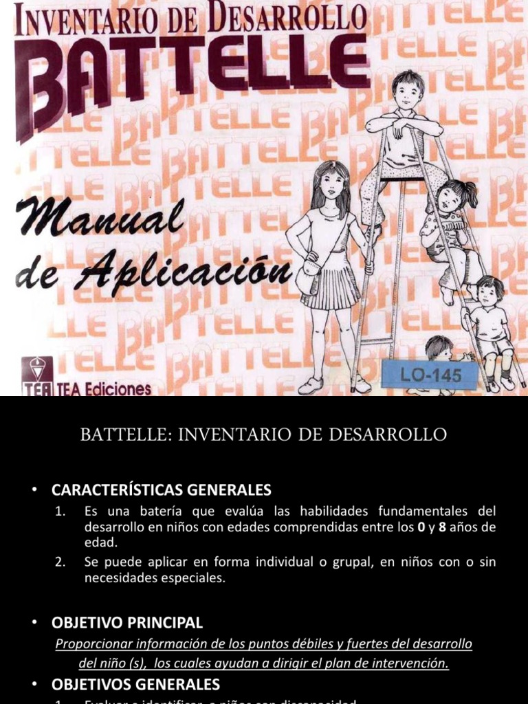 BATTELLE | PDF | Validez (Estadísticas) | Adultos