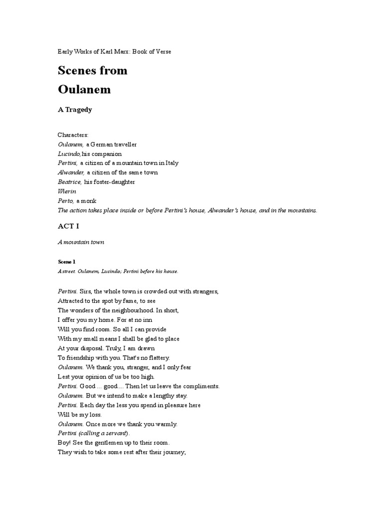 Karl Marx Oulanem | PDF | Nature