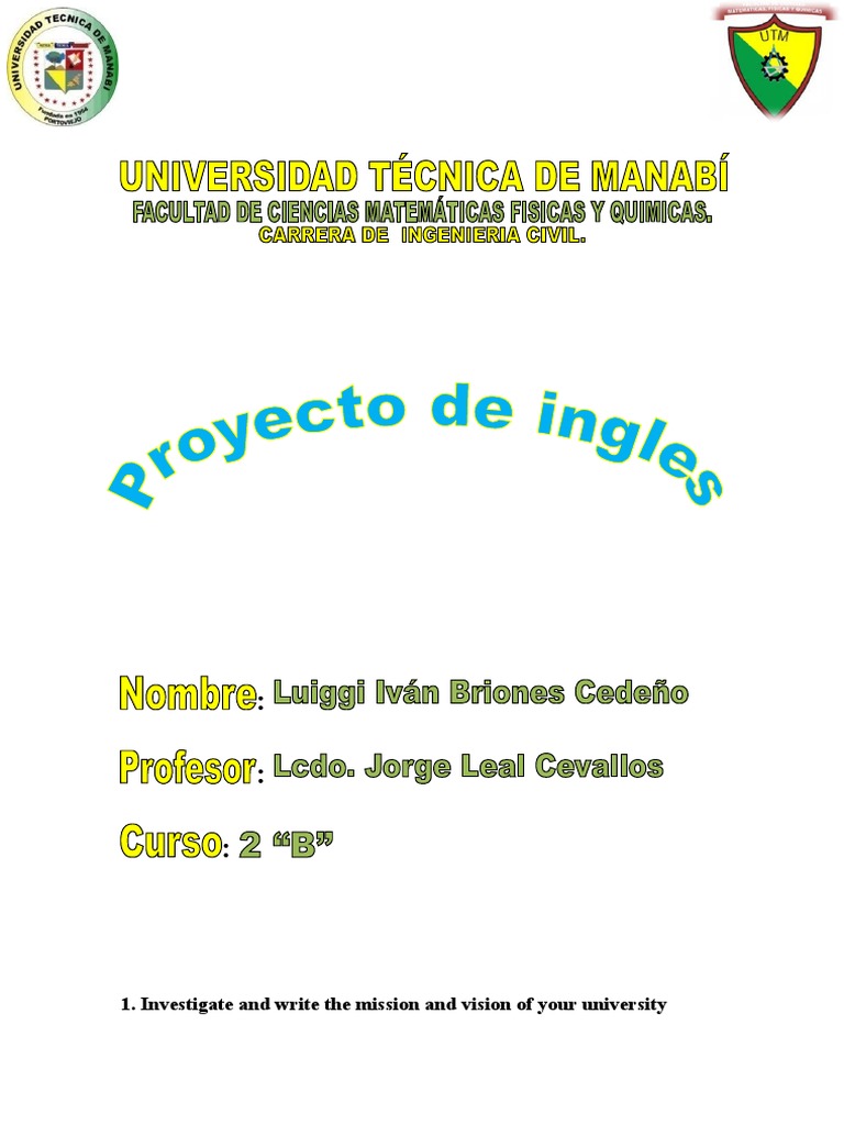 Proyecto de Ingles | PDF | Nanotechnology | Verb