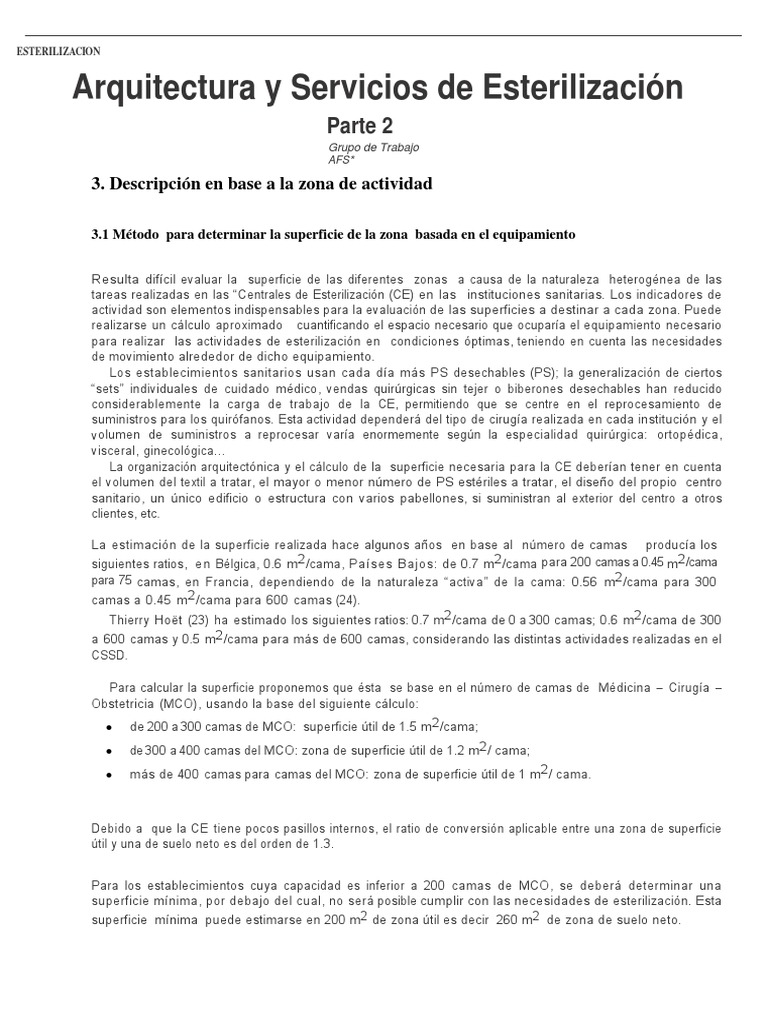 Normas de Diseño Esclusa | PDF | Esterilización (Microbiología) | Almacén