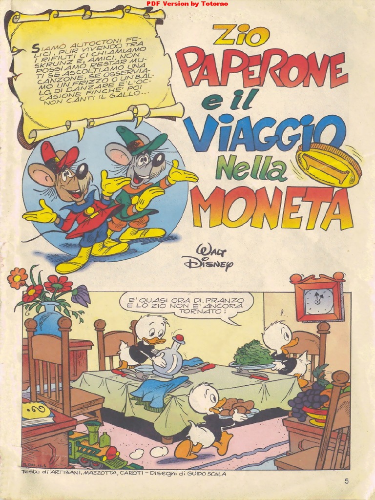 Fumetti Disney - Paperino Mese 148 - Zio Paperone e Il Viaggio Nella ...