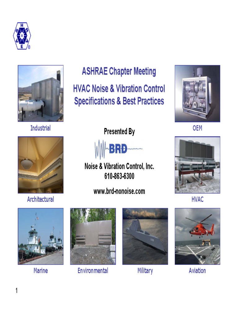ASHRAE - HVAC Noise and Vibration Control | Duct (Flow) | Sound