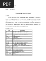 G Code List Okuma | PDF | Metalworking | Nature