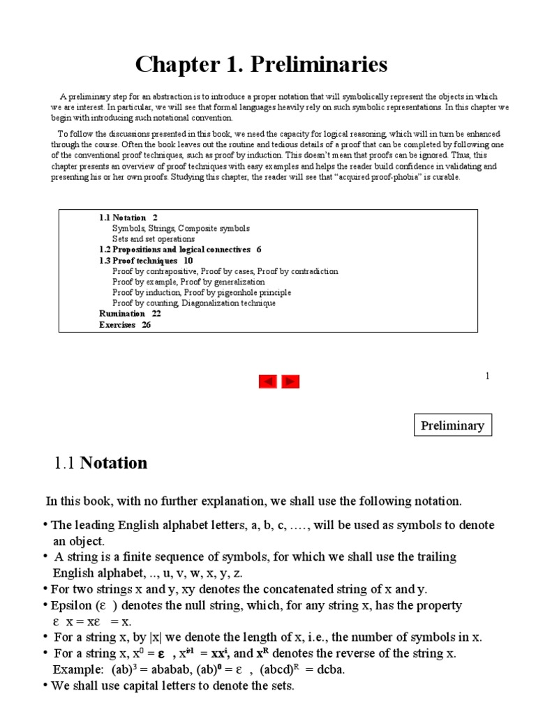 Chapter 01. Preliminary | PDF | Mathematical Proof | Logic