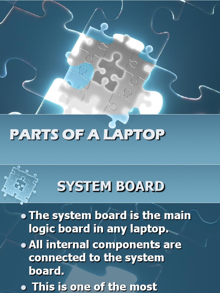 Parts of A Laptop | PDF | Backlight | Laptop
