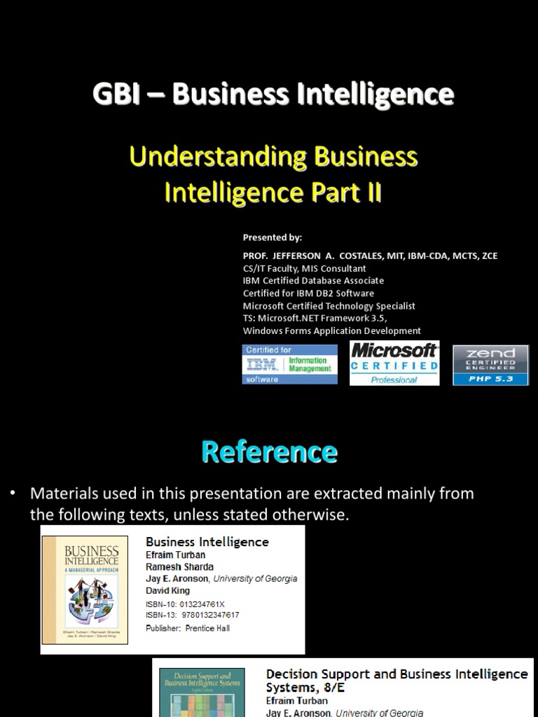 GBI - Business Intelligence | PDF | Business Intelligence | Governance