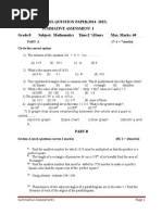 Review Material For Ncae | PDF | Teaching Mathematics