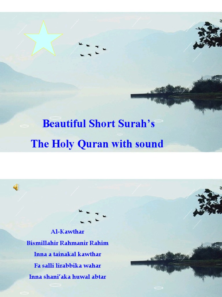 Short Surahs of the Quran Explained | PDF | Religion & Spirituality