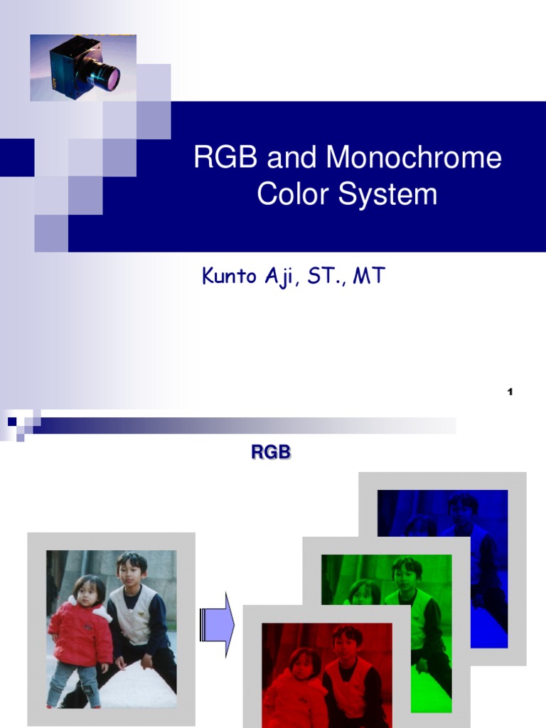 RGB and Monochrome Color System | PDF