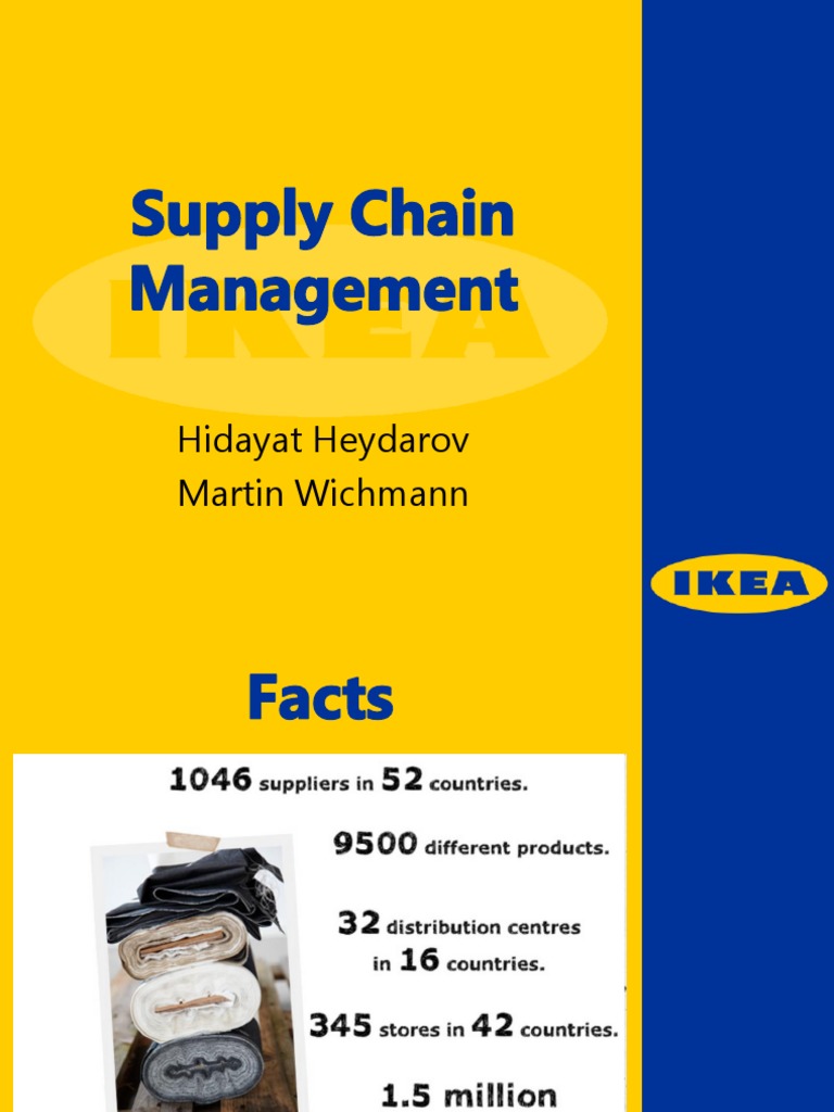 IKEA's Supply Chain | PDF | Supply Chain | Warehouse