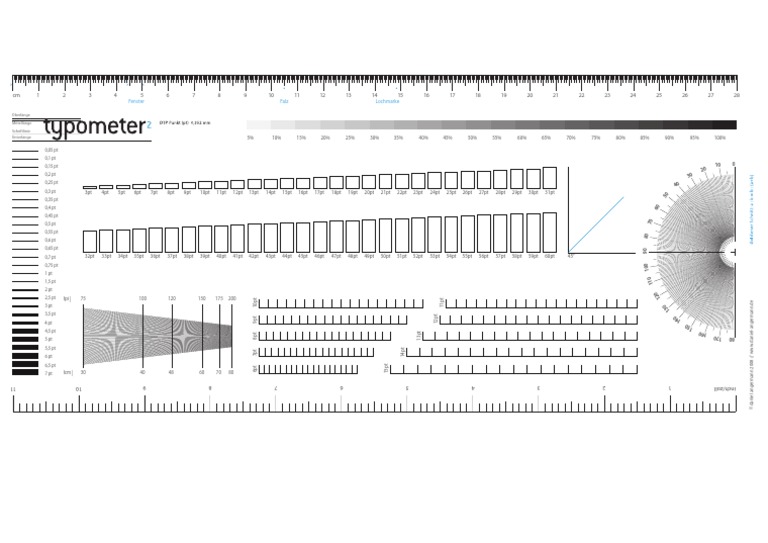 Typometer Measurement Guide | PDF