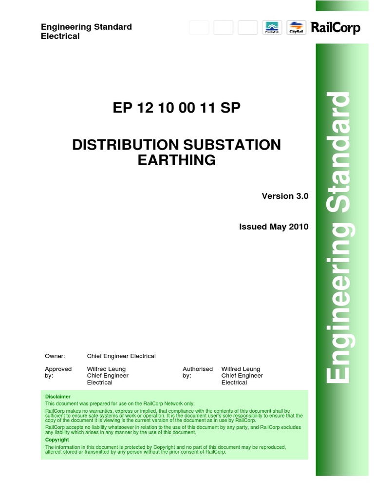 Earthing Distribution Substation | PDF | Electrical Substation | High ...