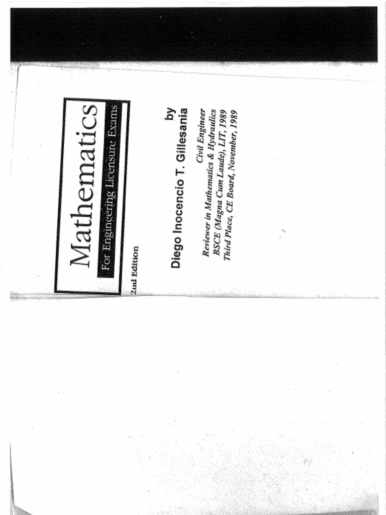 Solution For Gillesania Math 1 | PDF